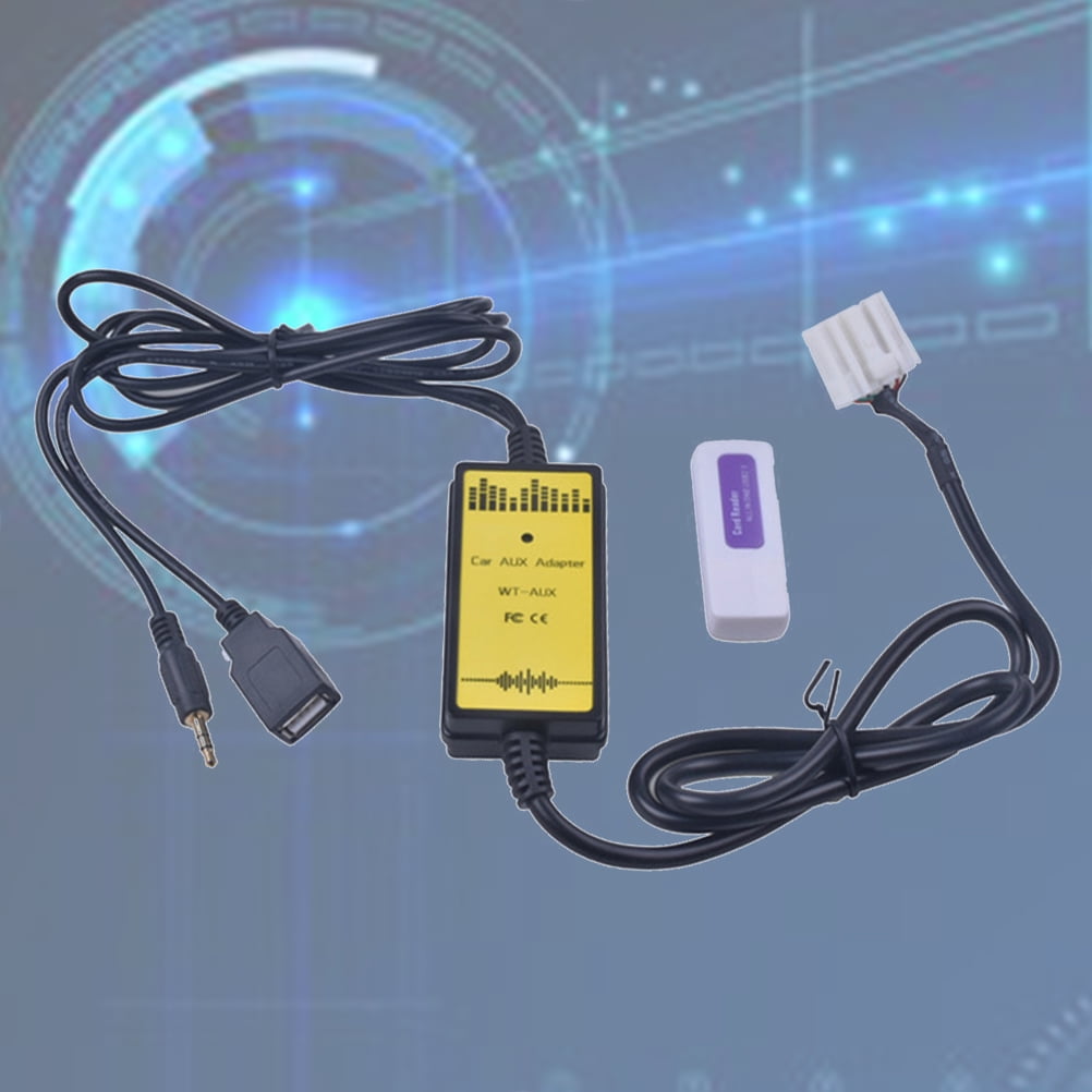 HEMOTON USB Car AUX Adapter Car Radio Stereo Digital CD Changer Aux-in ...