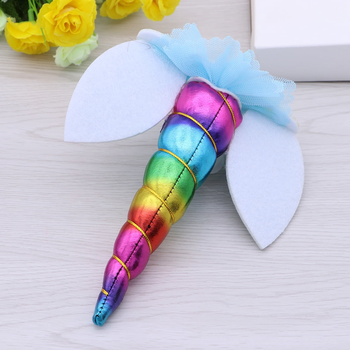 HEMOTON Unicorn Cake Picks Decorative Birthday Party Toppers for ...
