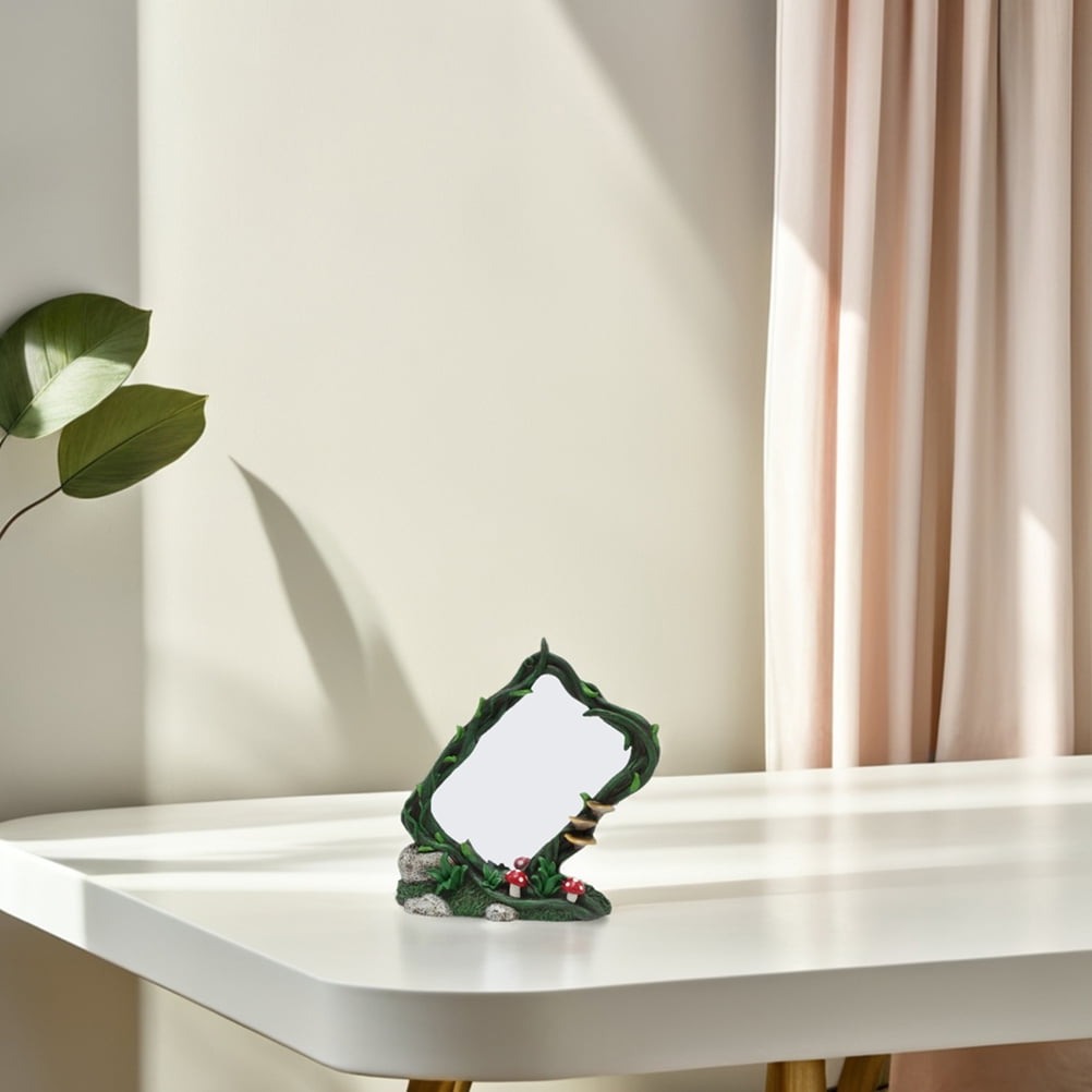 HEMOTON Unique Tree Vine Mirror Decorative Vanity Mirror Figurine ...