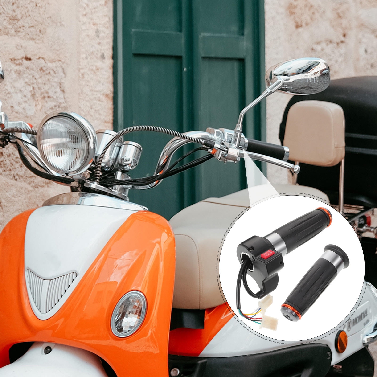 HEMOTON Universal Electric Scooter Grip Throttle Handle Speed knob ...