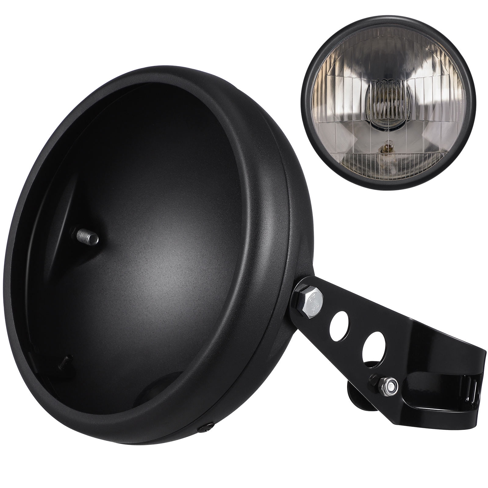 HEMOTON Universal Headlamp Housing Brackets Motorcycle Headlight Mount ...