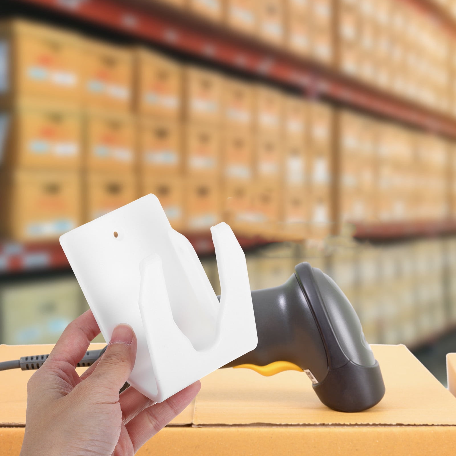 HEMOTON Universal Wall Mount Scanner Holder for Most Label Readers with ...