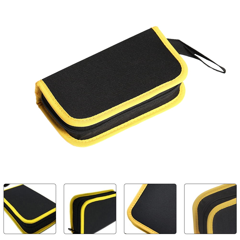 SOPOTUTU Utility Storage Pouch Tool Bag Yellow Portable Pocket ...