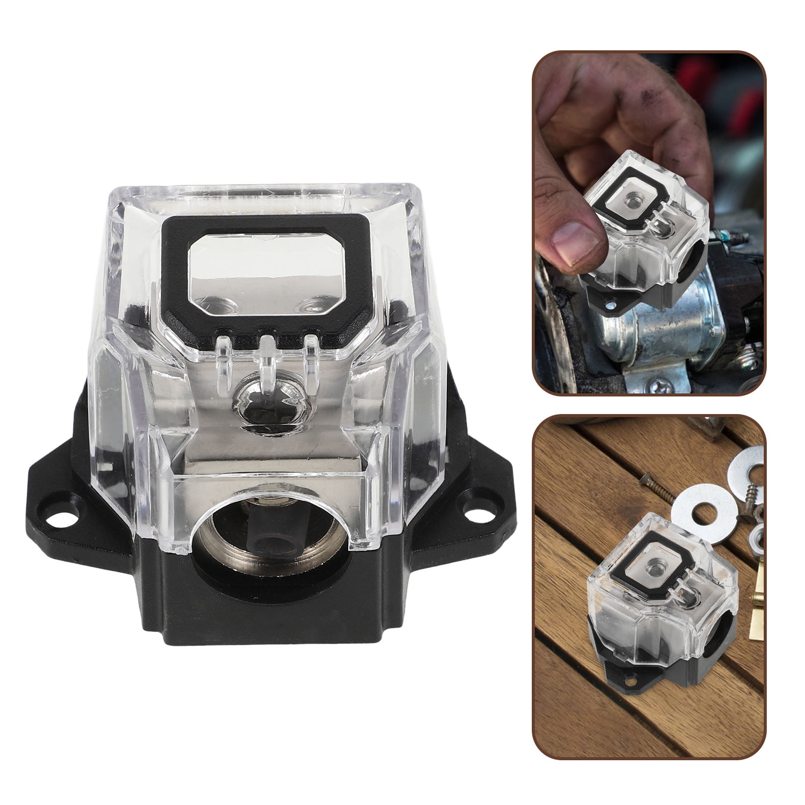 HEMOTON Vehicle Fuse Block Amplifier Fuse Block Distribution Block 1 To ...