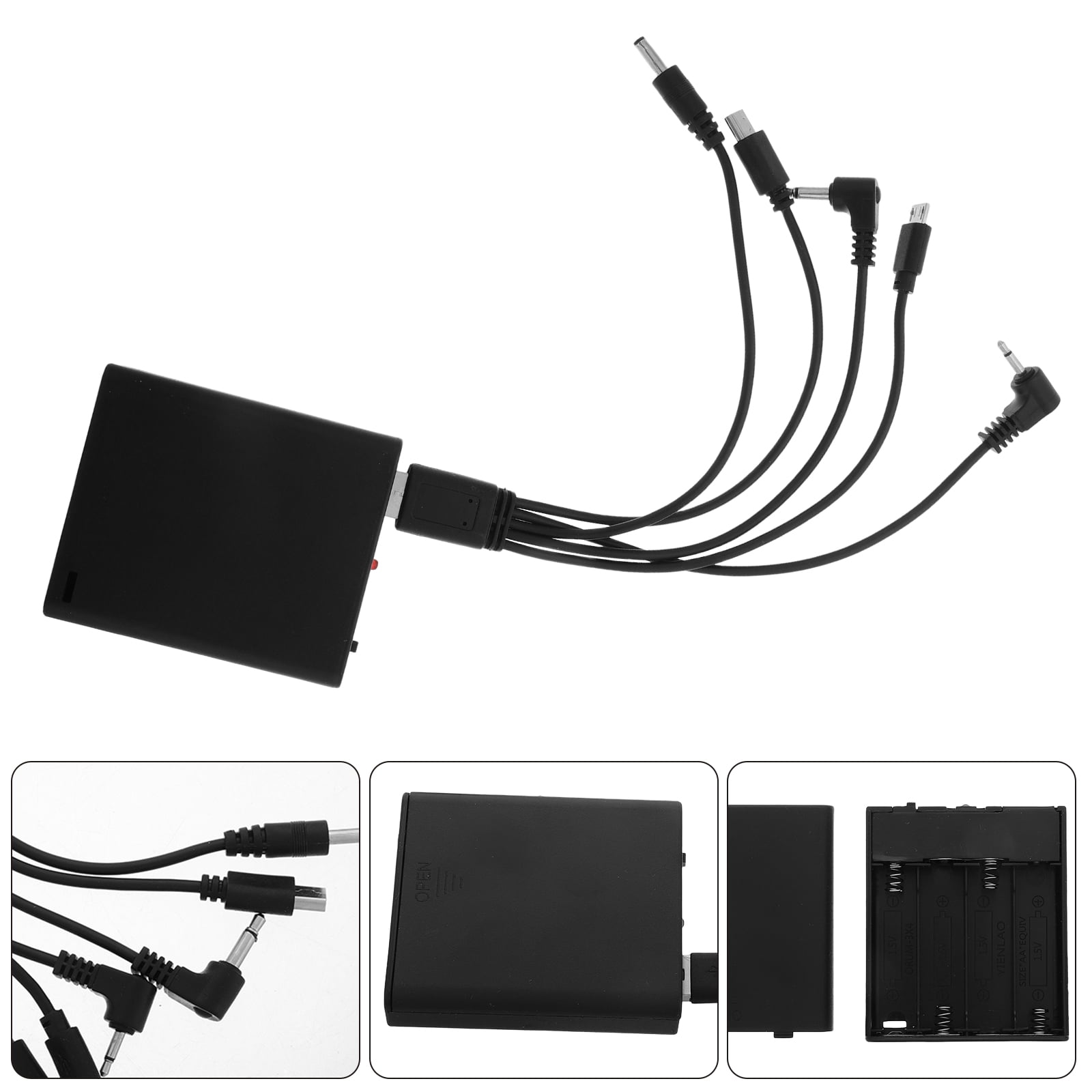 HEMOTON Versatile DC Power Supply Box with Multiple Jacks External ...