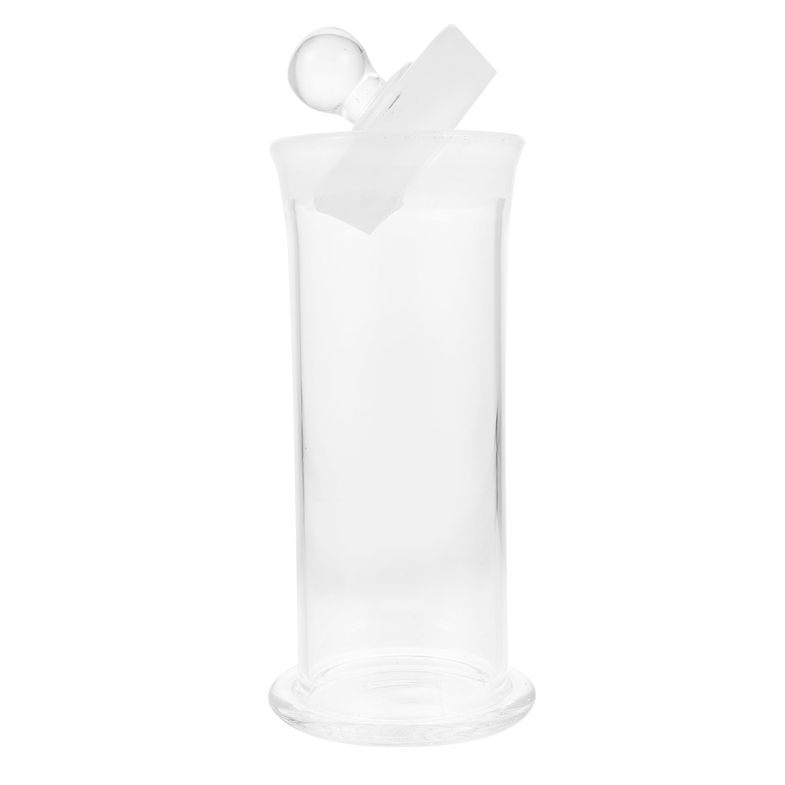RENACLIPY Glass Specimen Container Cylindrical Sealed Bottle Clear ...