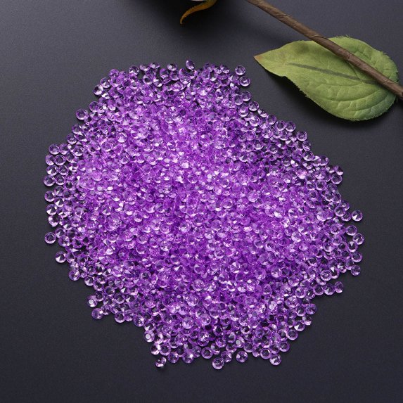 HEMOTON Violet Acrylic Crystal Rhinestones for Craft Use Bright Color ...