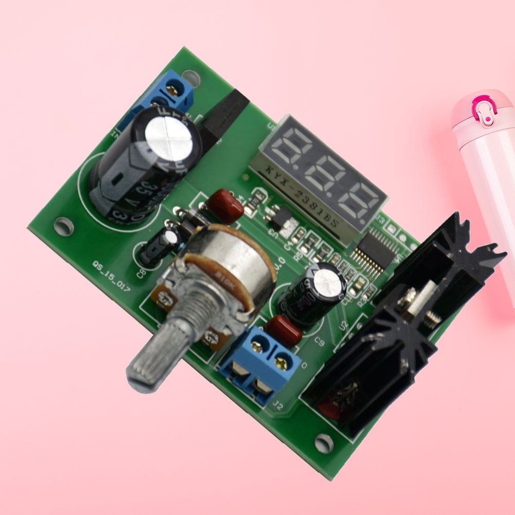 RENACLIPY Adjustable Power Supply Module with LED Display Multi Color ...