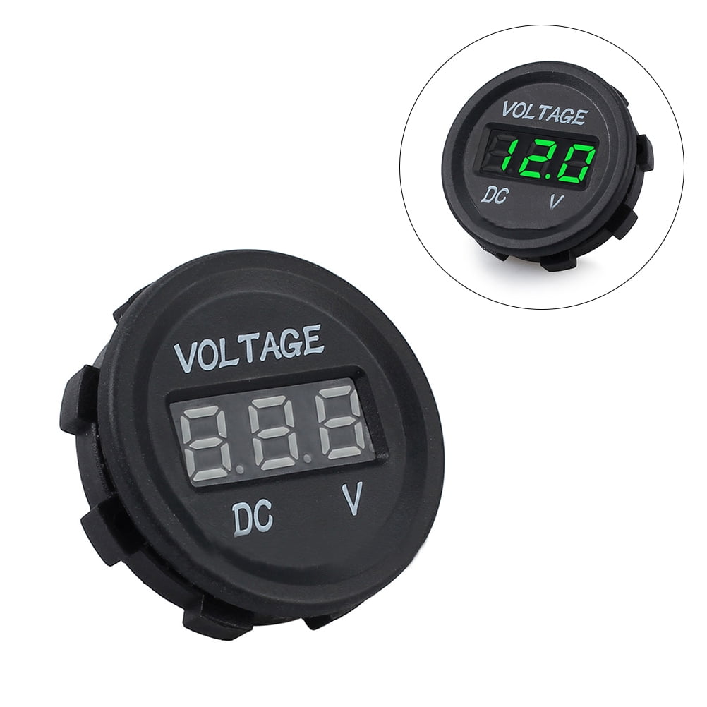 HEMOTON Voltmeter Digital Automobile Modified Voltage for Cars and ...