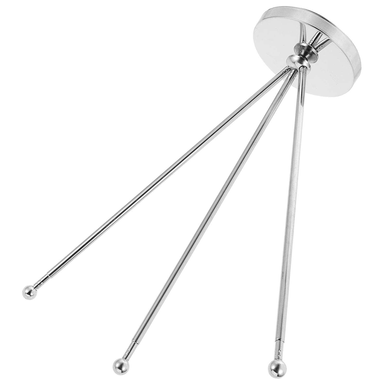 HEMOTON W Shaped Desktop Flagpole Base, Stainless Steel Tabletop Flag ...