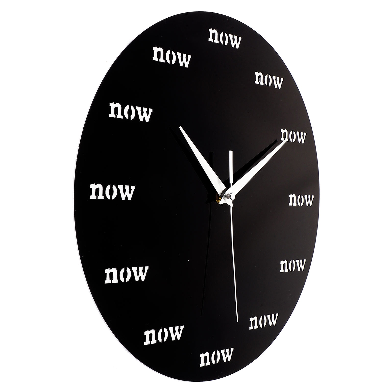 HEMOTON Wall Clock Silent Non-Ticking Battery Operated Decorative Clock ...