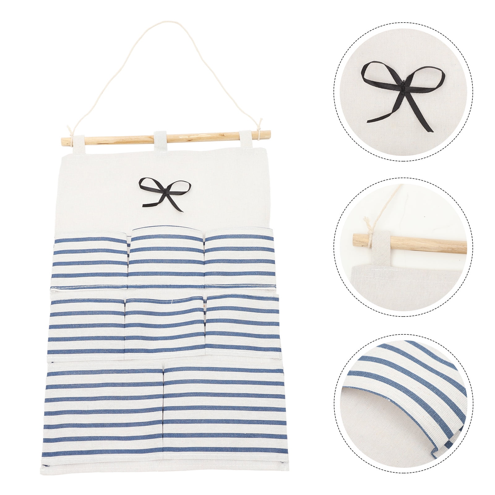 HEMOTON Wall Hanging Pocket Bag Multi-pocket Storage Pouches - Walmart.com