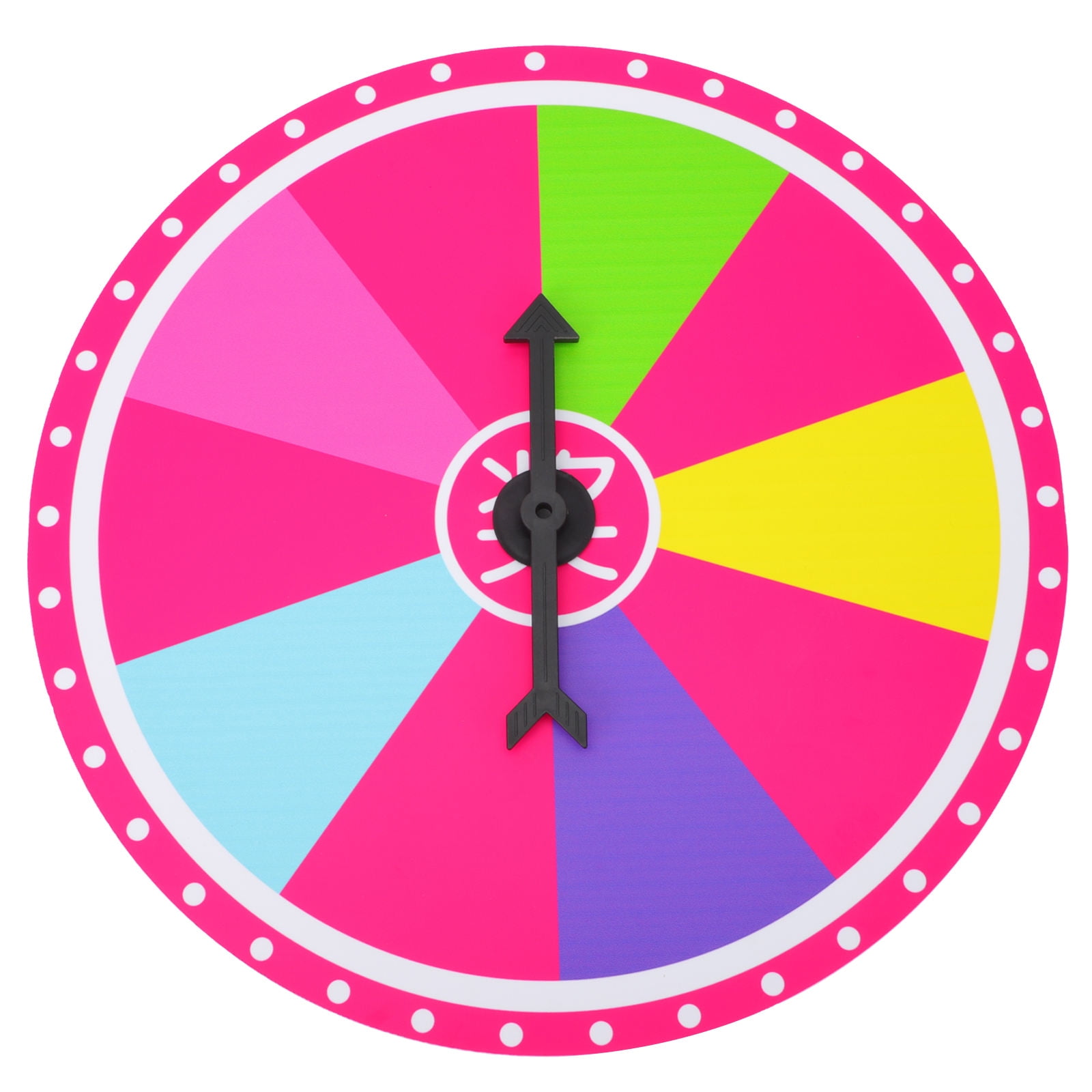 HEMOTON Wall Hanging Prize Wheel Round Turn Plate Draw Game Hanging ...