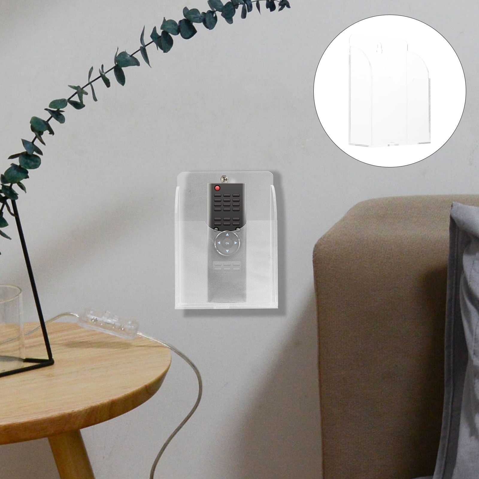 HEMOTON Wall Mount Remote Controller Stand Holder Wall-mounted Mobile ...