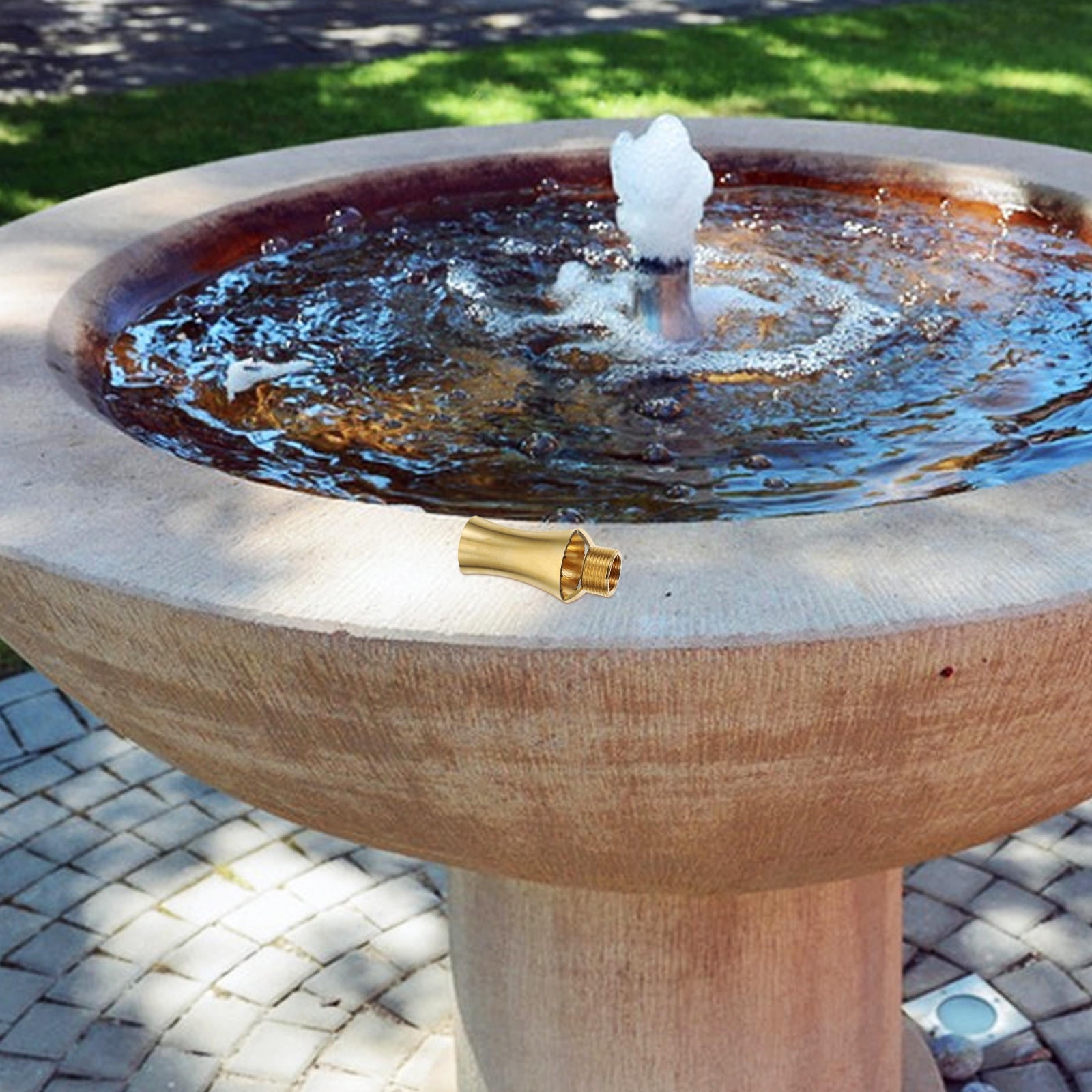 HEMOTON Water Fountain Nozzle Spray Internal Thread Sprinkler Head ...