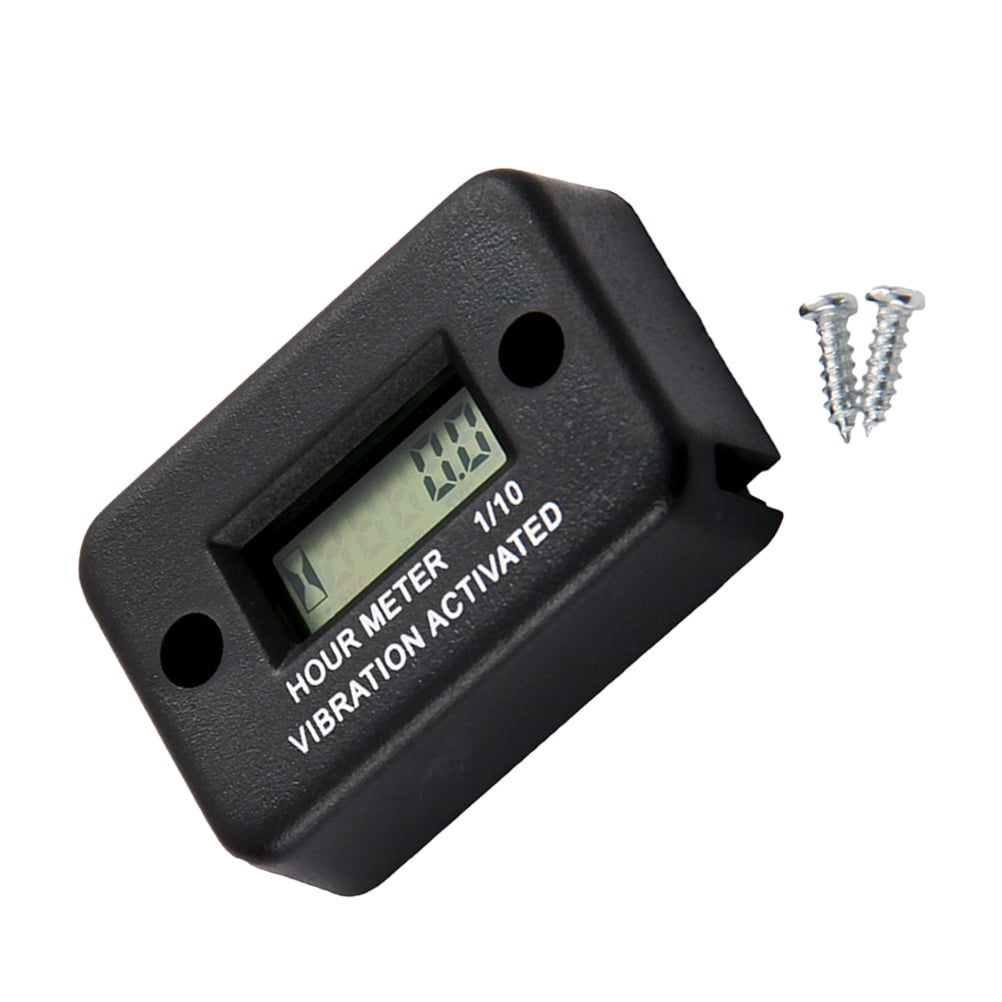 HEMOTON Waterproof Vibration Timer Gasoline Engine Hour Meter Digital ...