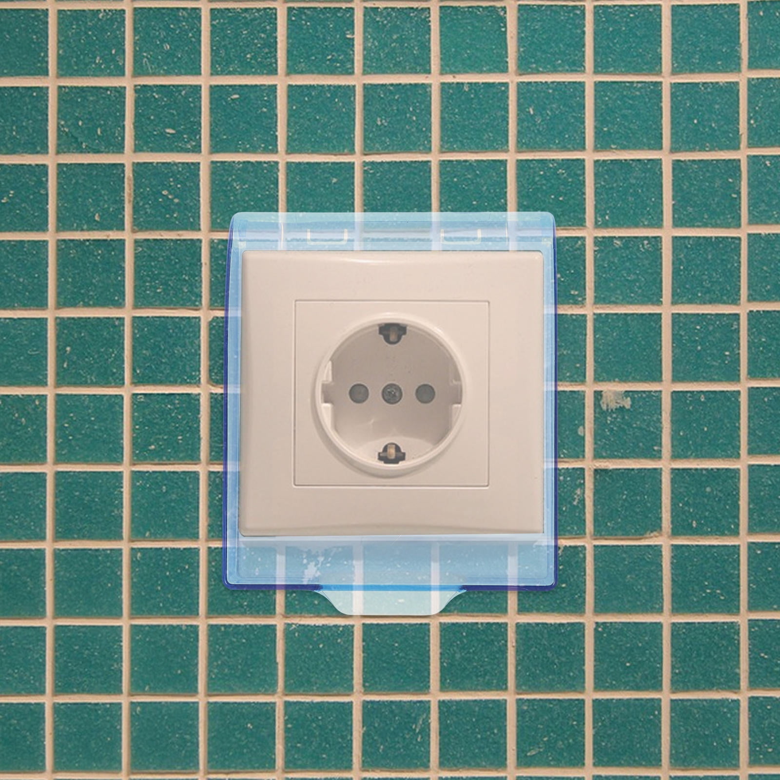 RENACLIPY Outdoor Receptacle Cover Blue Transparent Weatherproof ...