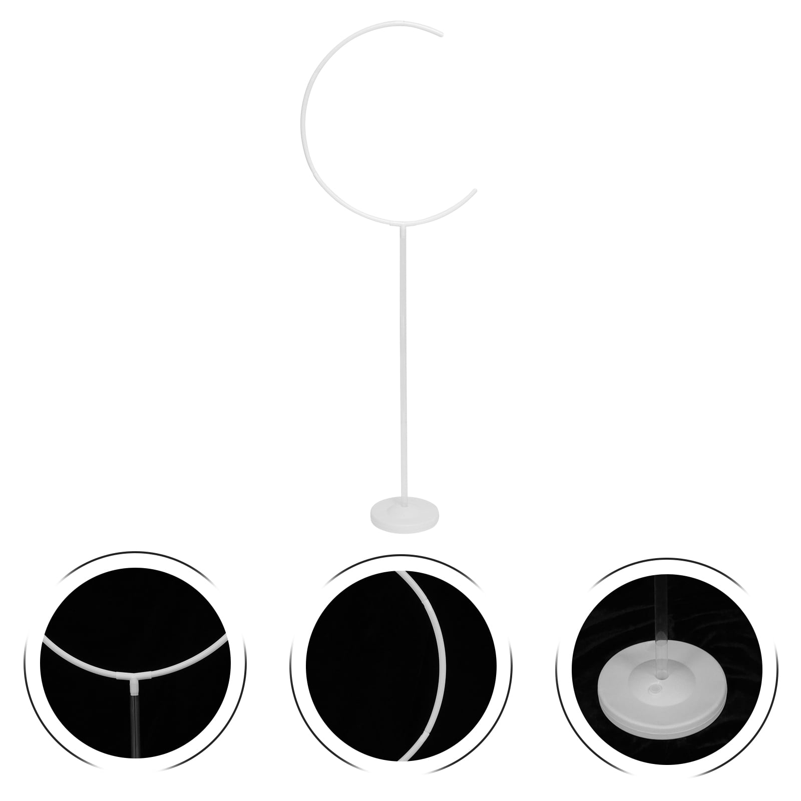 HEMOTON White Balloon Stand Set for Decoration Use Plastic Column ...