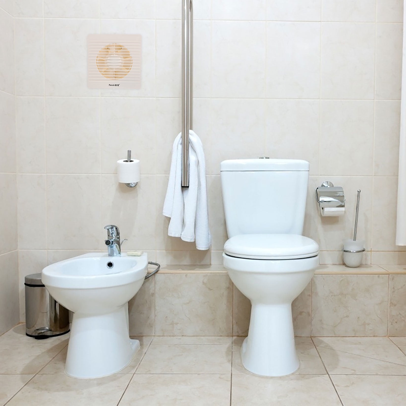 HEMOTON Window Reversible Exhaust Fan Through Wall Installation ...