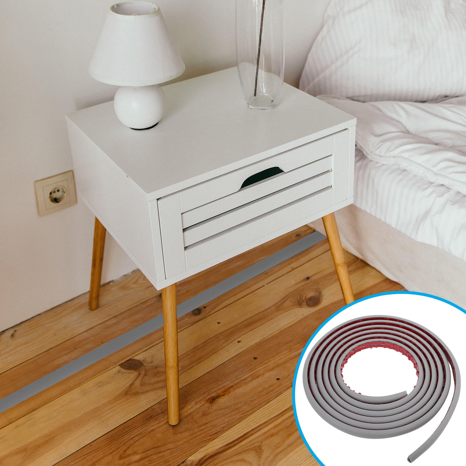 HEMOTON Wire Channels to Hide Wires Cable Hider Wall Strips - Walmart.com