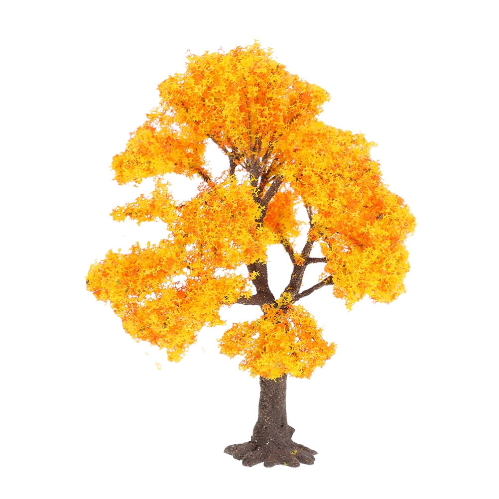HEMOTON Wire Tree Micro Landscape Decoration Miniature Railroad Scenery ...