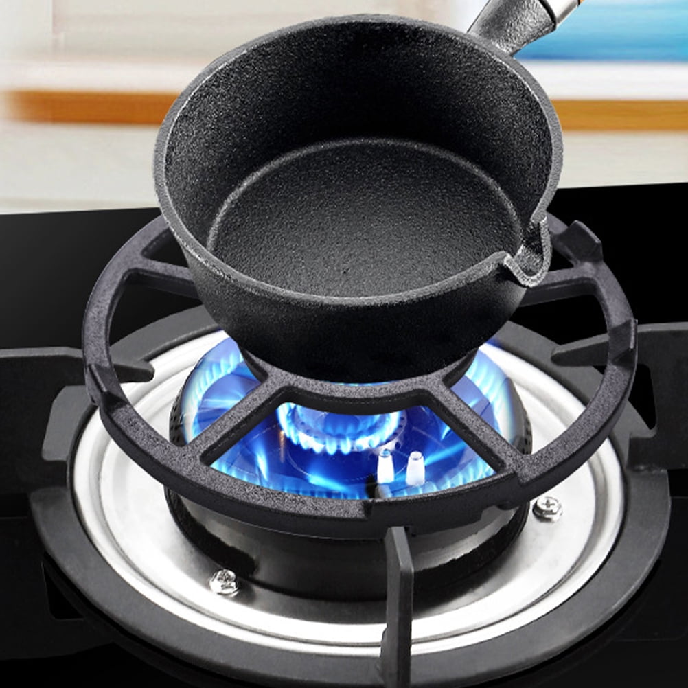HEMOTON Wok Ring Universal Wok Stand Cast Iron Stove Support Holder for ...