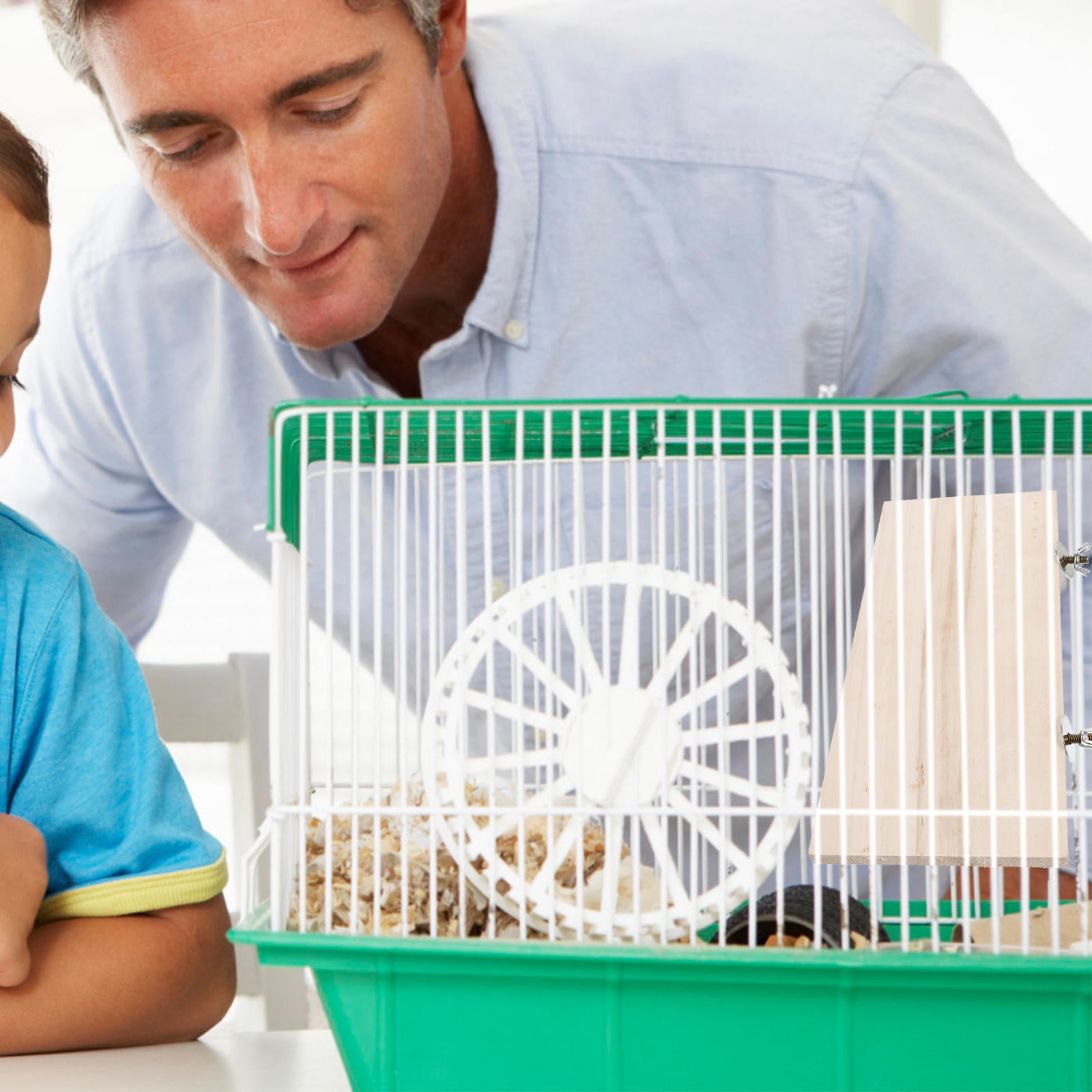 EXHUMKY Climbing Platform For Hamsters Wood 1Set 11X5.1X0.6In - Walmart.com