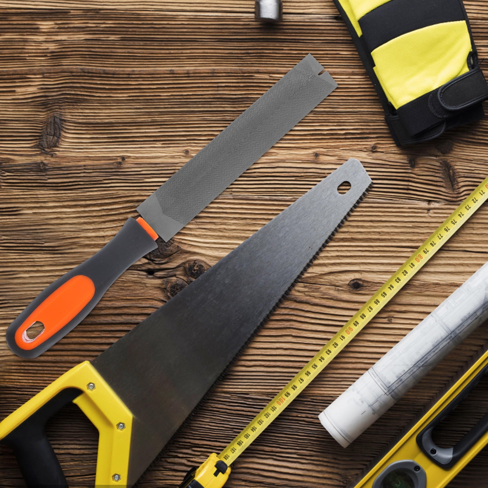 HEMOTON Wood Rasp Woodworking Hand Tool 6 Inch Drywall Rasp Wood Shaver ...