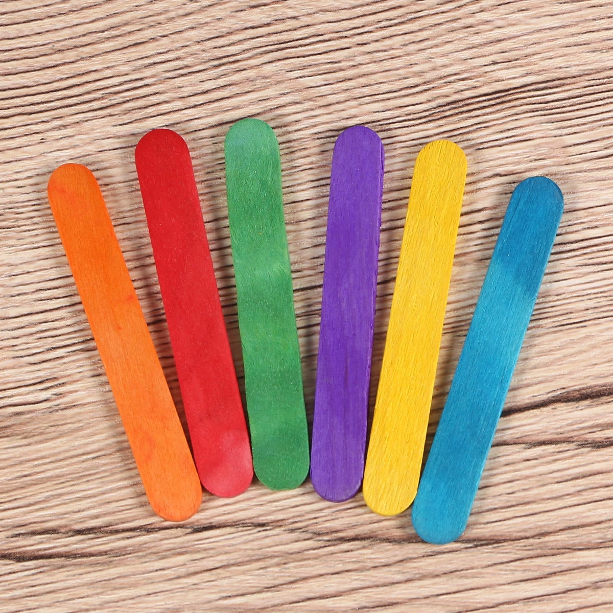 HEMOTON Wooden Craft Sticks for Kids Playing Made of Premium Wood ...