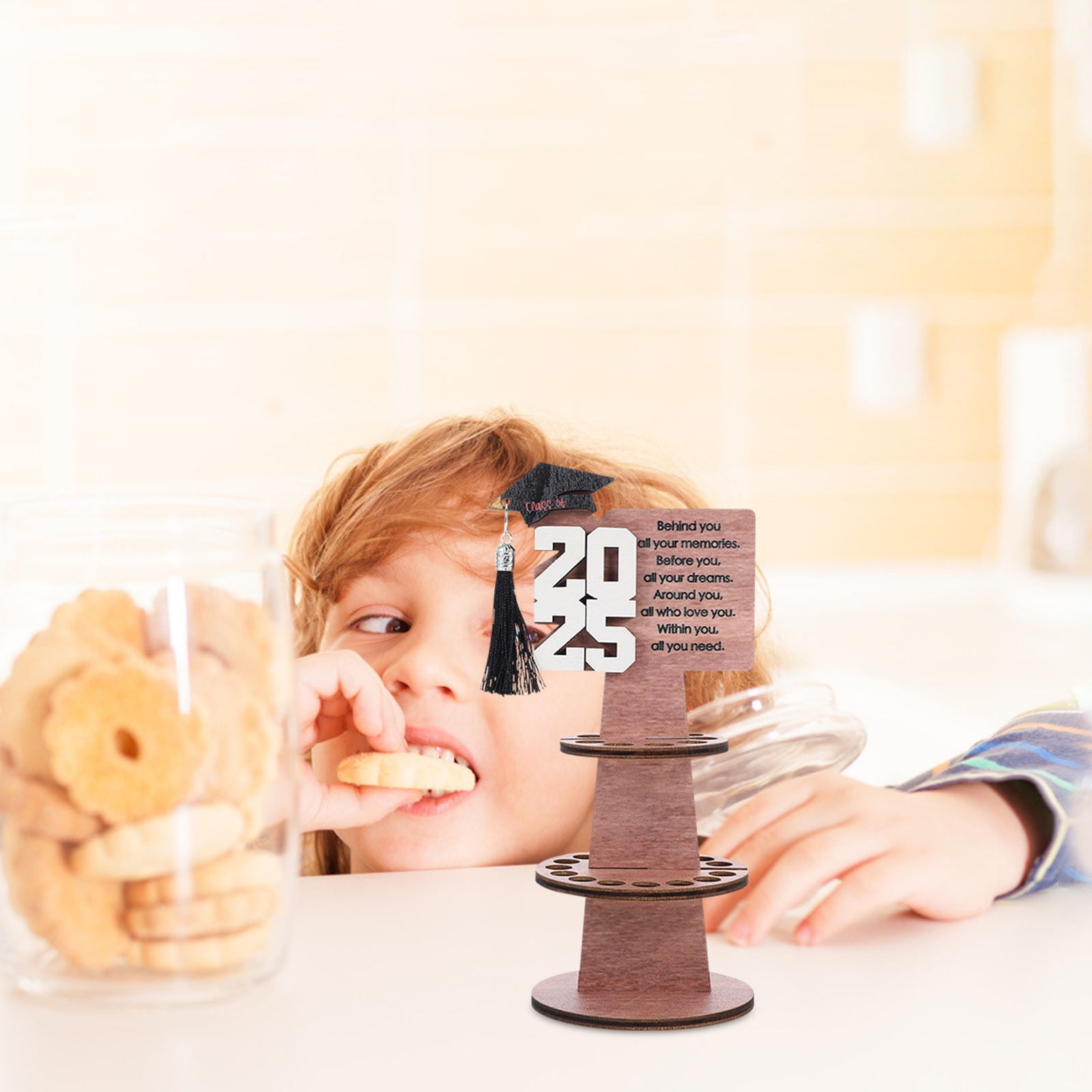 DEEPCRAFF Graduation Money Holder Wooden 1Set 7.9X3.3X3.3In - Walmart.com