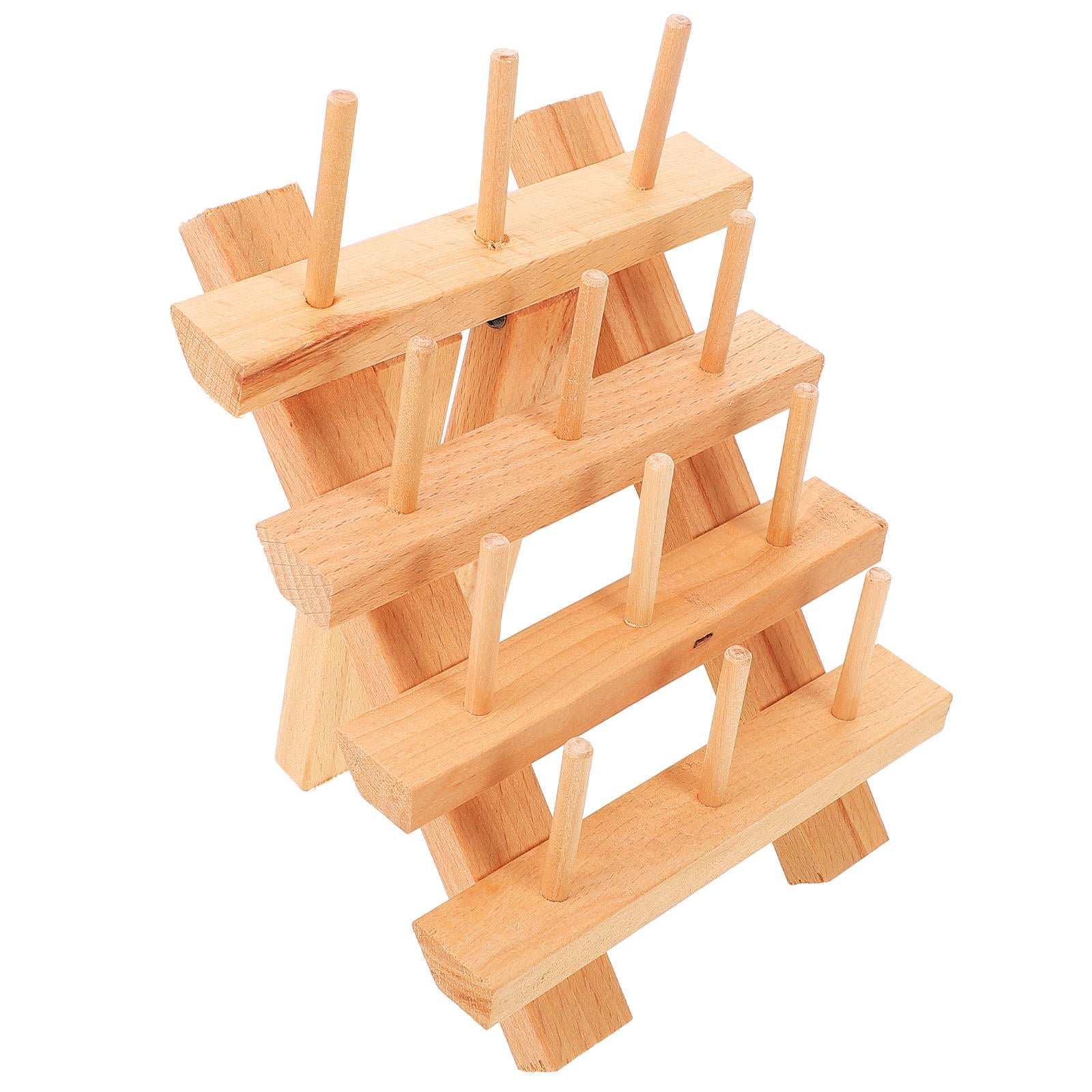 HEMOTON Wooden Spool Holder for Thread Storage and Display with Good ...