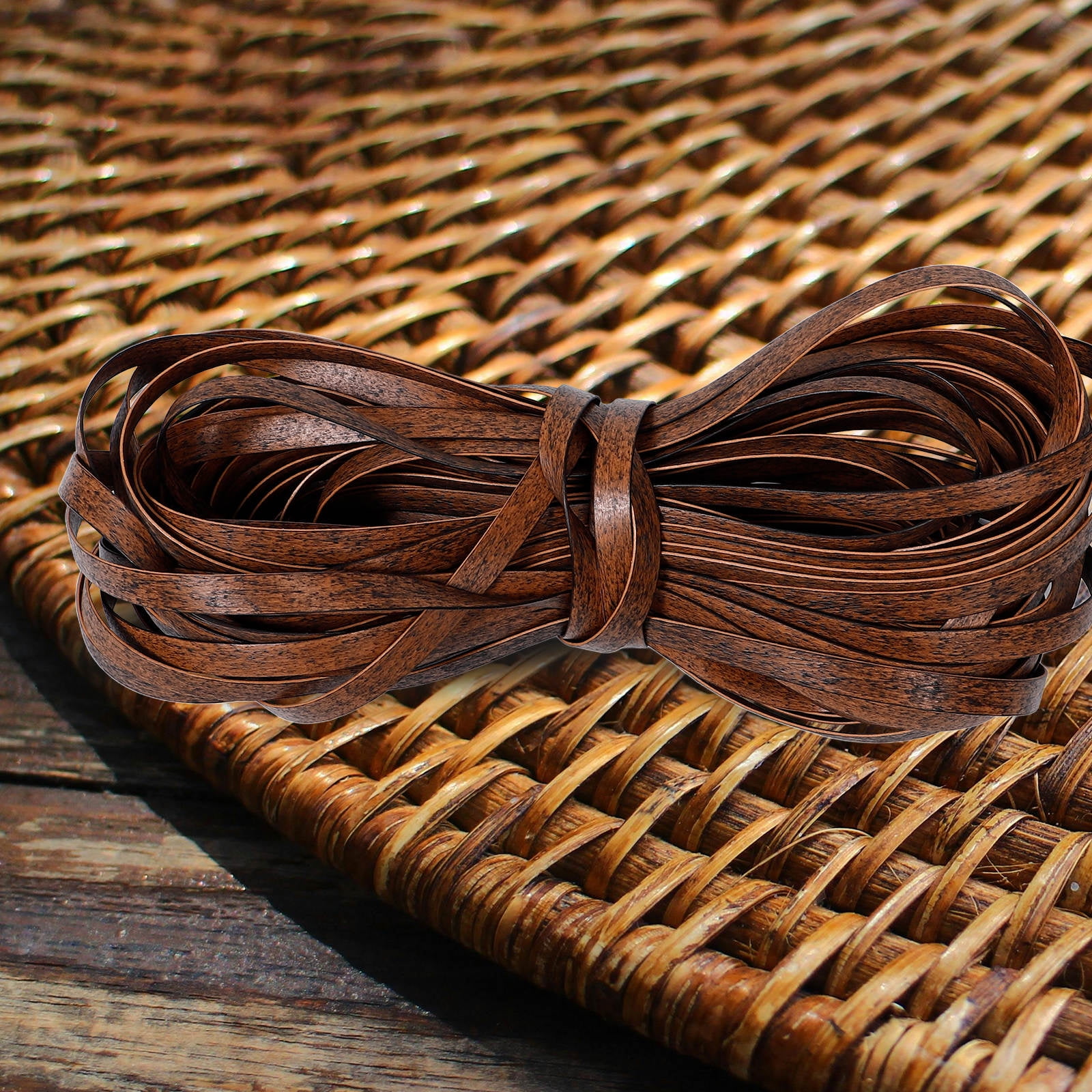 HEMOTON Woven Bench Chair Repairing Fake Rattan Basket DIY Weaving ...