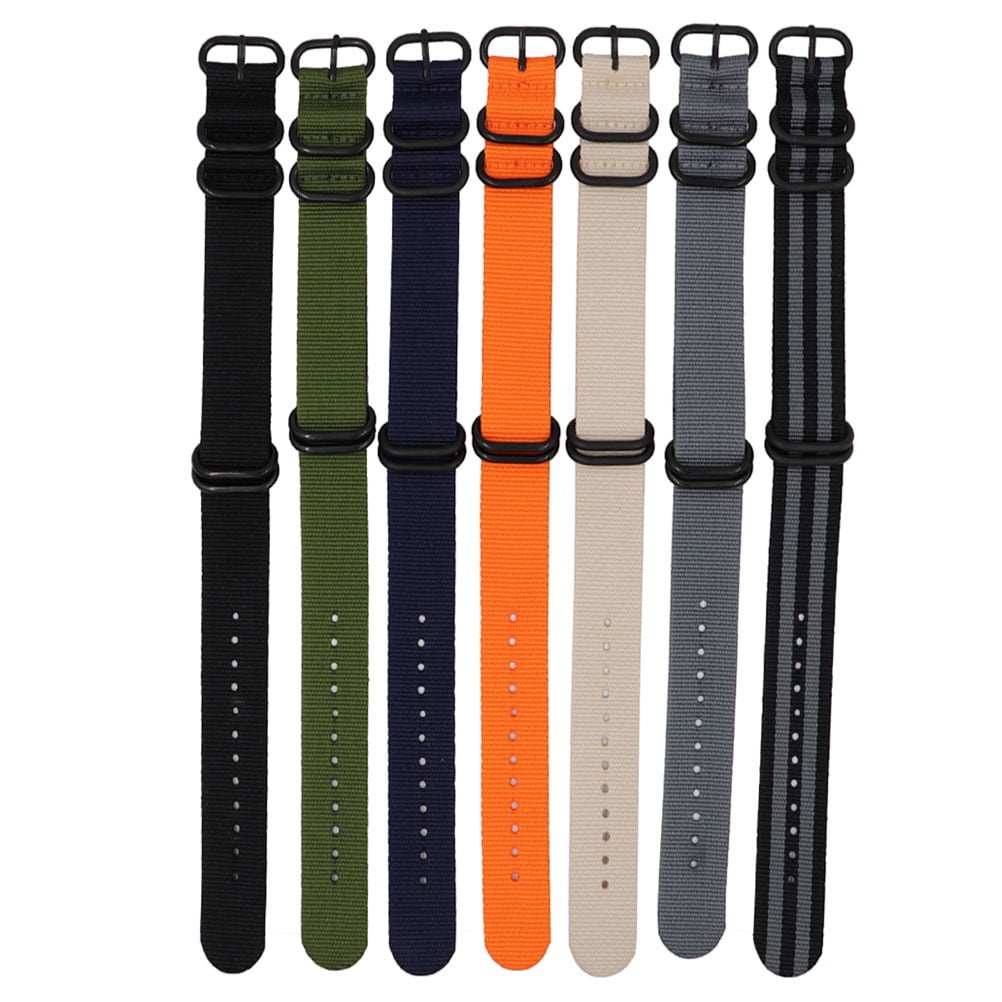 HEMOTON Wrist Watch Band Nylon Canvas Strap Replacement Woman Miss ...