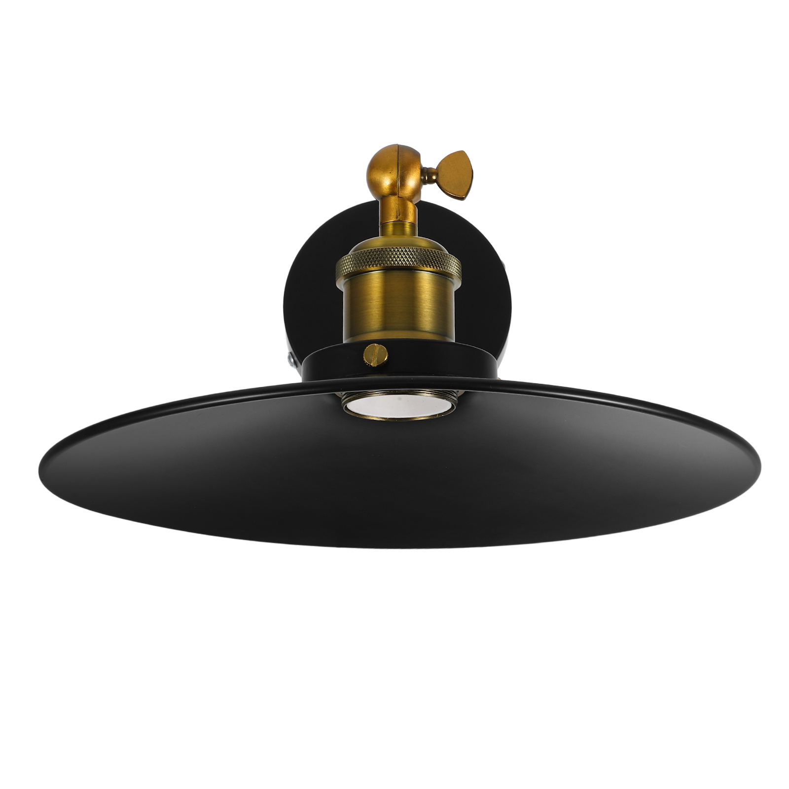 HEMOTON Wrought Iron Corridoor Lamp Industrial Rustic Bedroom Black ...