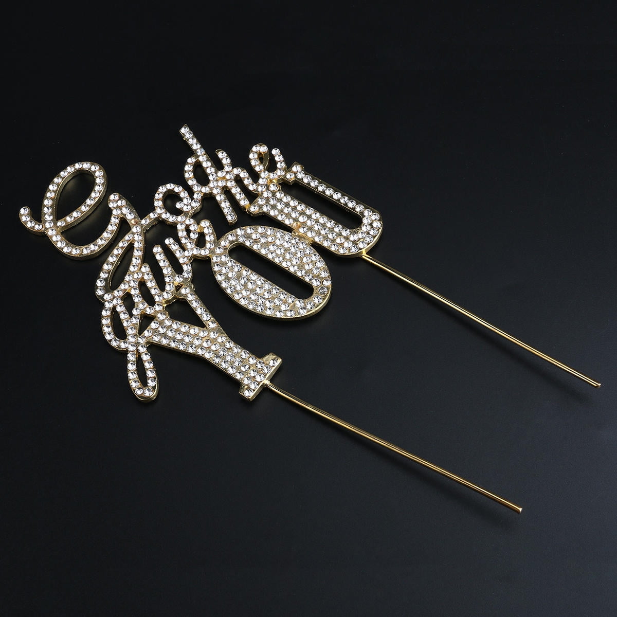 HEMOTON You Cake Topper with Rhinestone and Alloy Material for Wedding ...