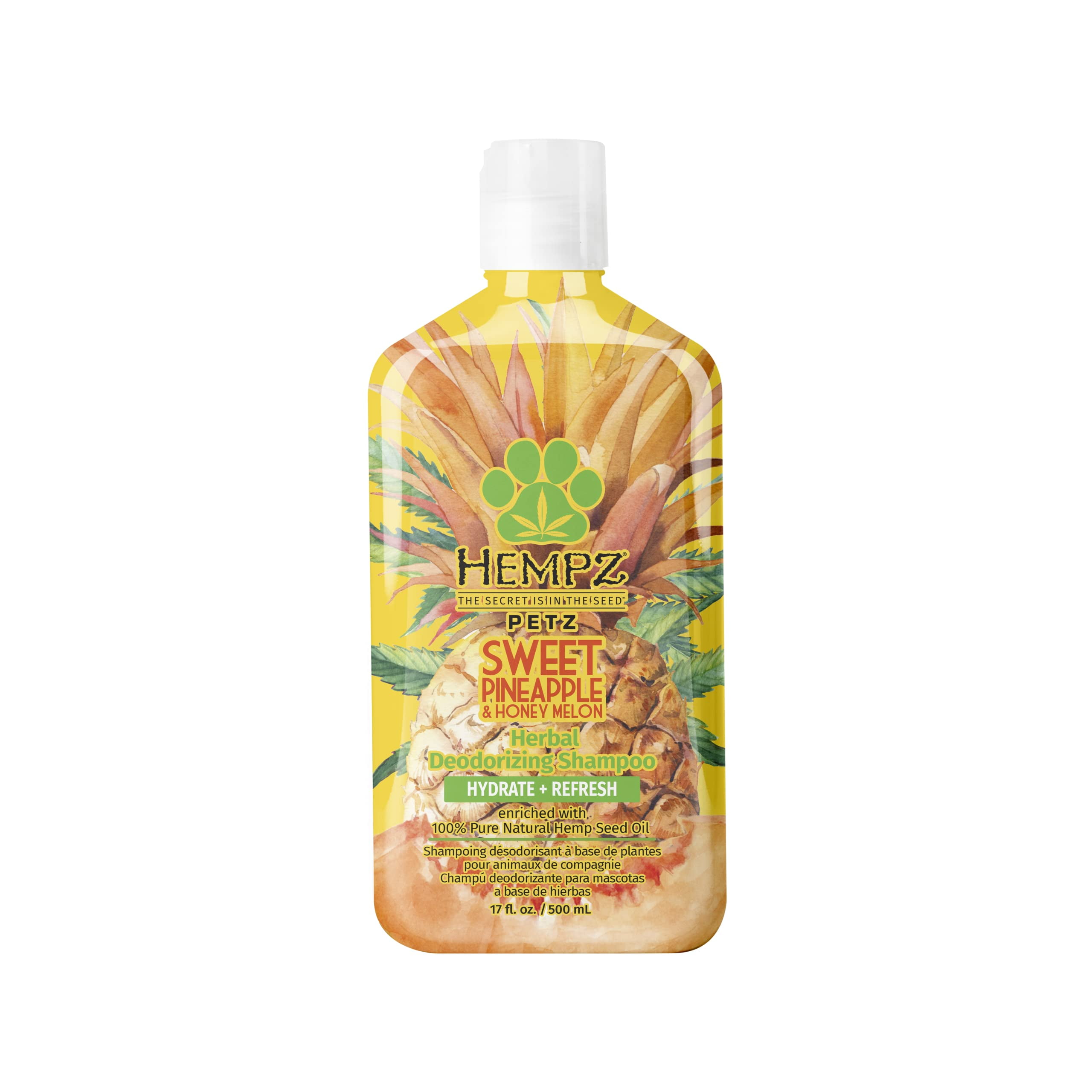 HEMPZ PETZ Dog Shampoo Wash - Sweet Pineapple & Honey Melon - Pet ...