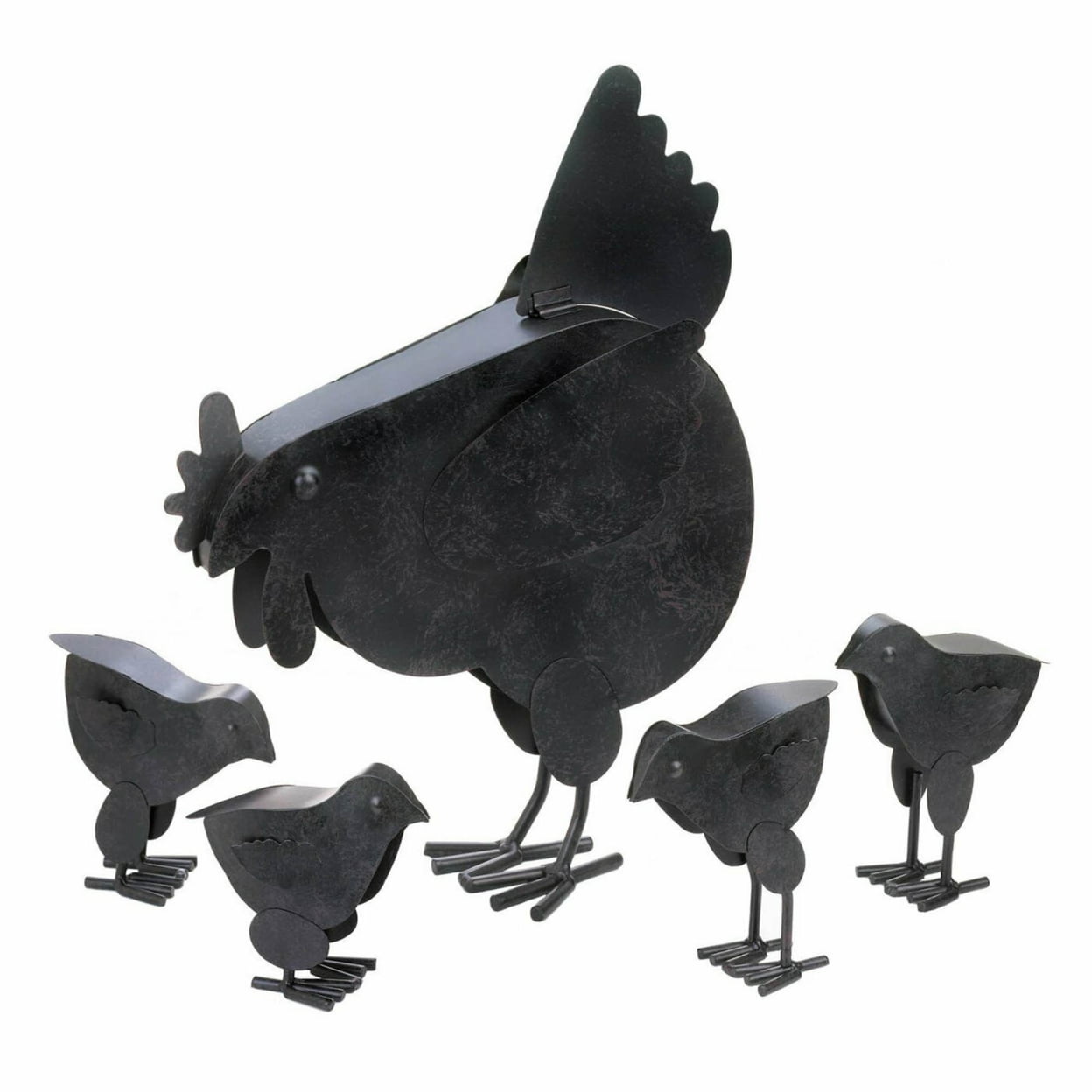 HEN WITH CHICKS SCULPTURE - Walmart.com