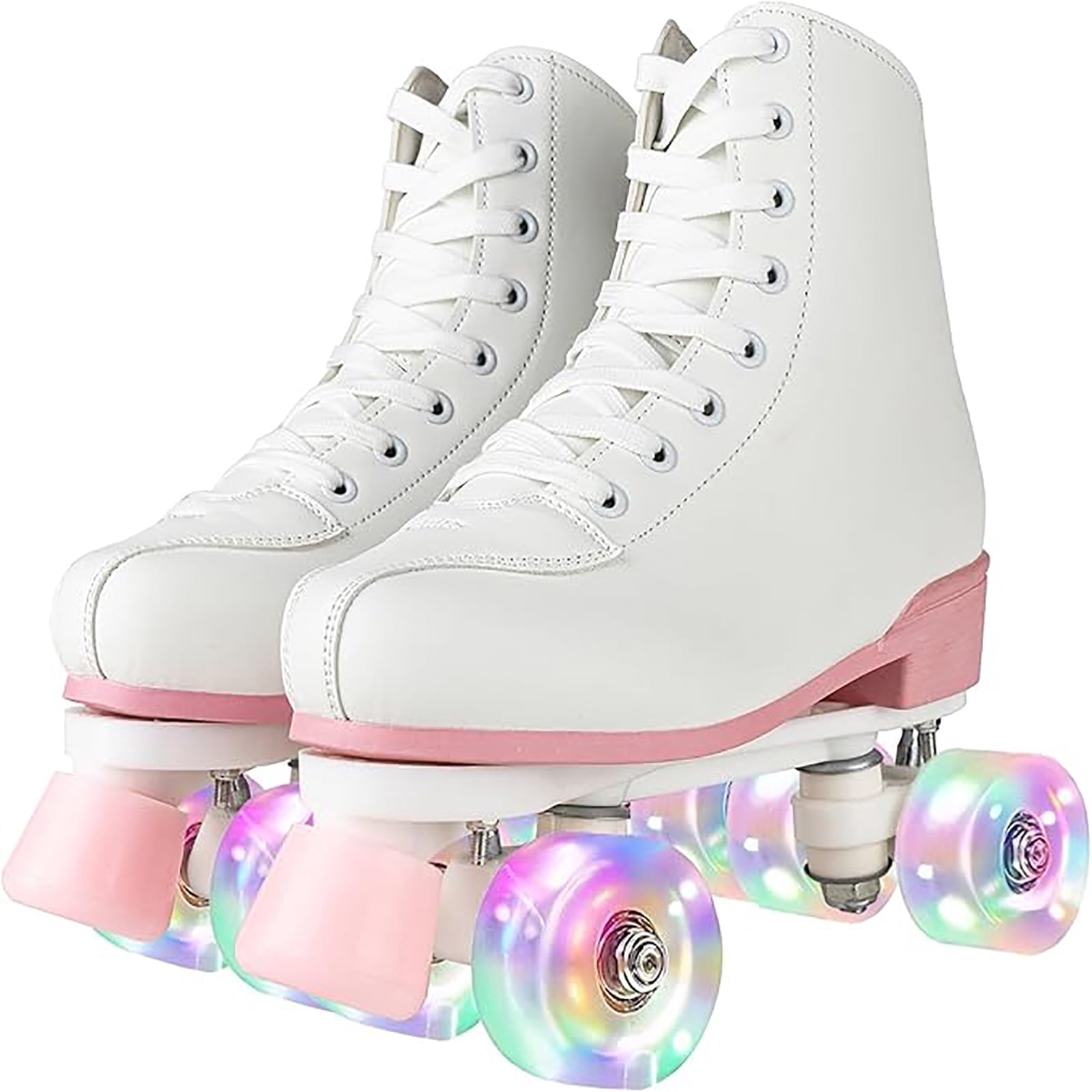 HENG Co. Roller Skate, Adult Teen Classic High Top Skates with Light up ...