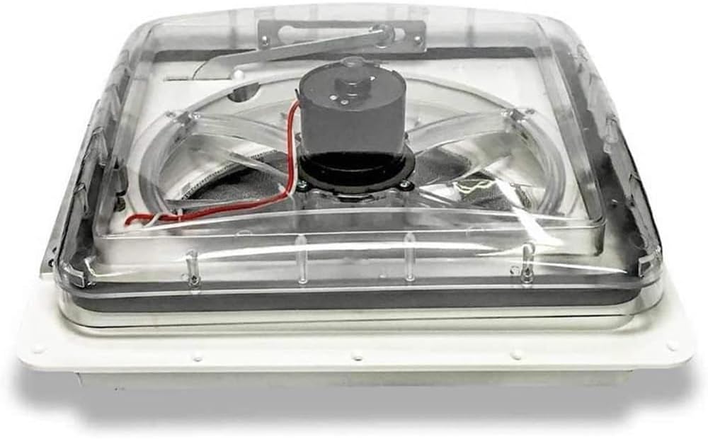 HENG’S INDUSTRIES Zephyr RV 14" Roof Vent Fan | Clear Lid | Manual ...