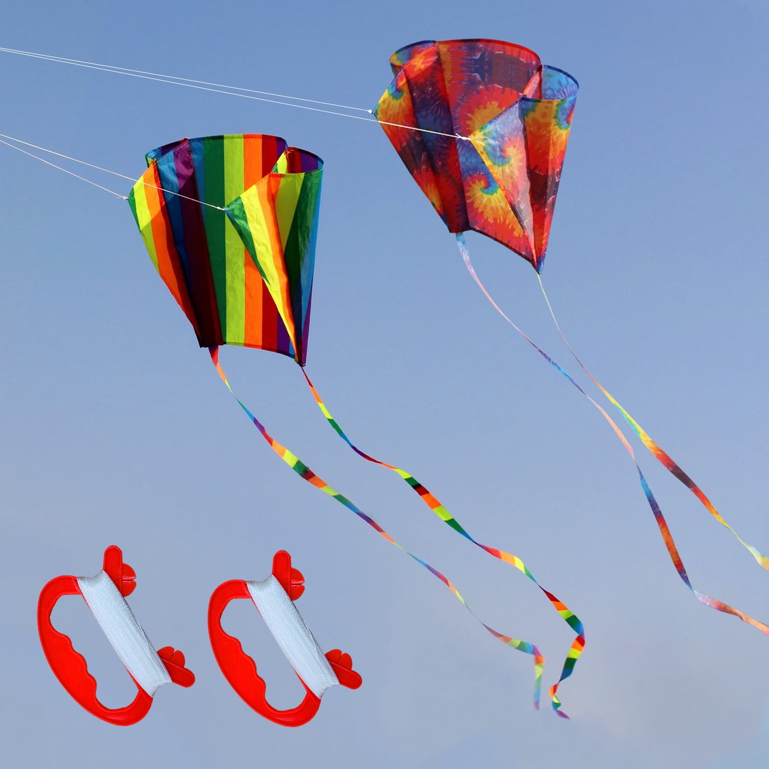 HENGDA KITE 2 Pcke Pocket Kite for Children 31' Polyester Outside Toys ...