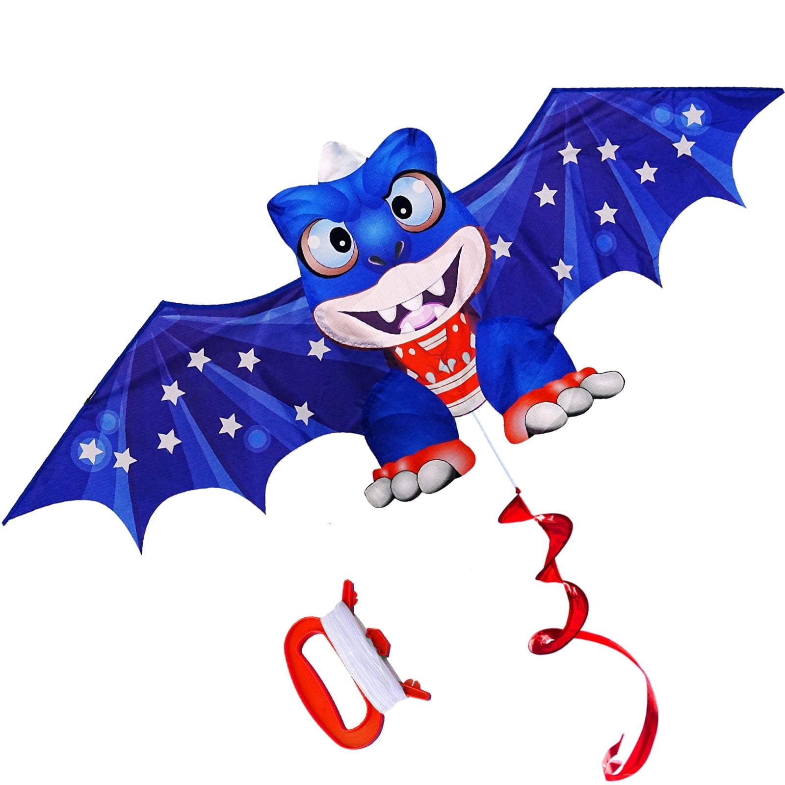 HENGDA KITE 59in*22in Blue Dragon Kite Outdoor Toy for Adult and Kids ...