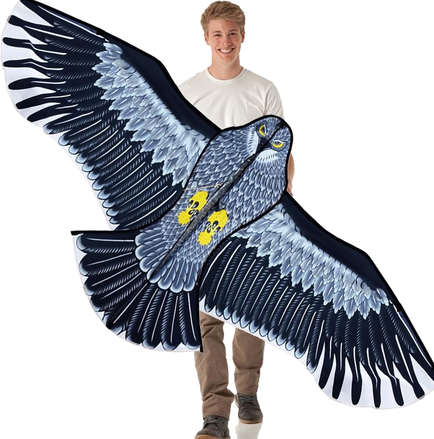 "HENGDA KITE Large 71"" Strong Eagles! Beginner Eagle Kites for ...