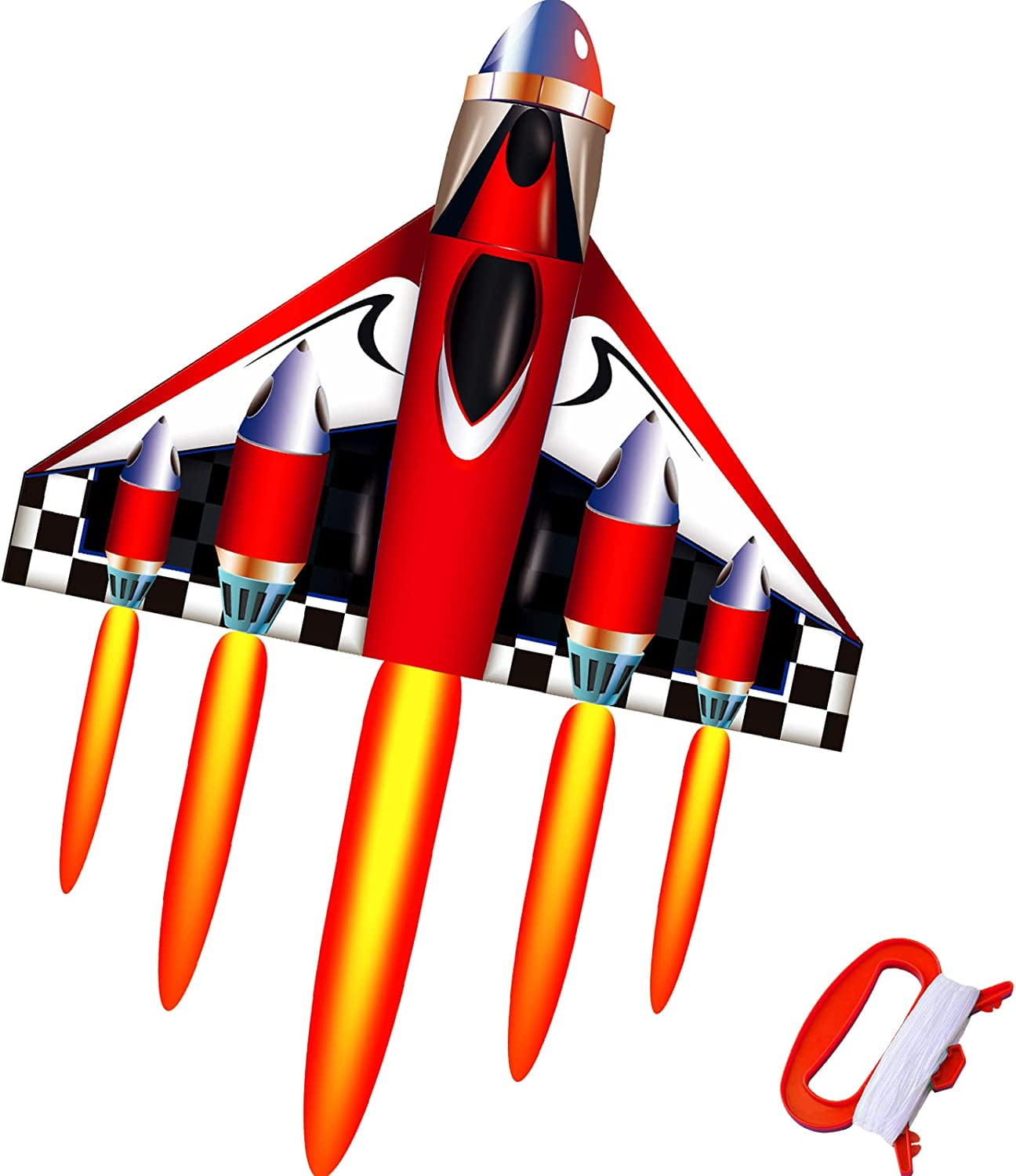 HENGDA KITE - Fly Outside Kids Delta Plane Kite, Polyester Outdoor Toy ...