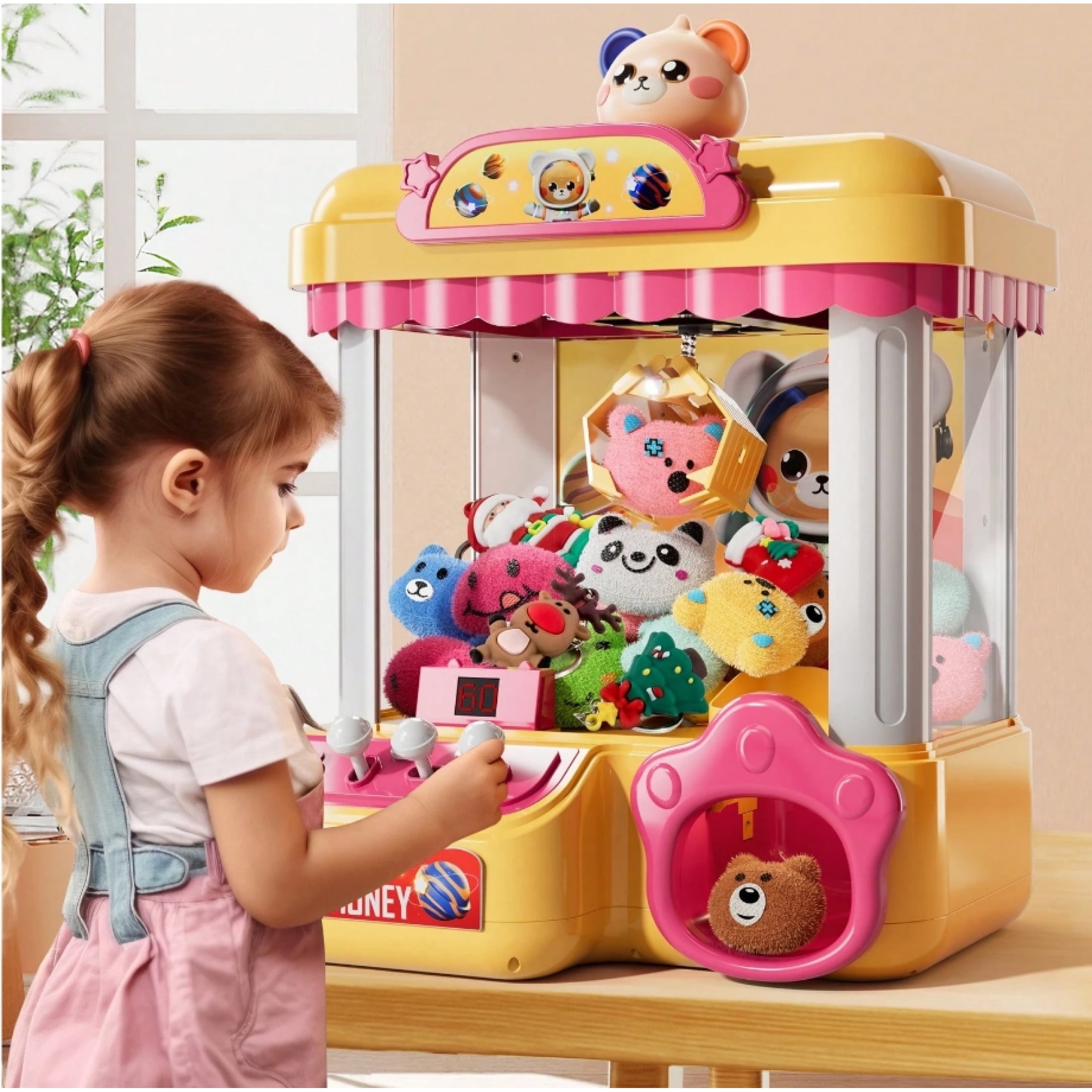HENGPHY Claw Machine For Kids Girls Boys With Light Music - Walmart.com