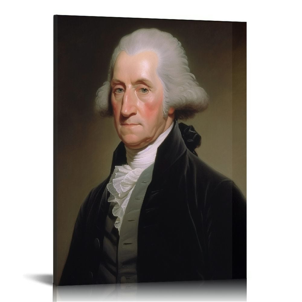 HENGT 1st President of The United States of America Portrait Oil ...