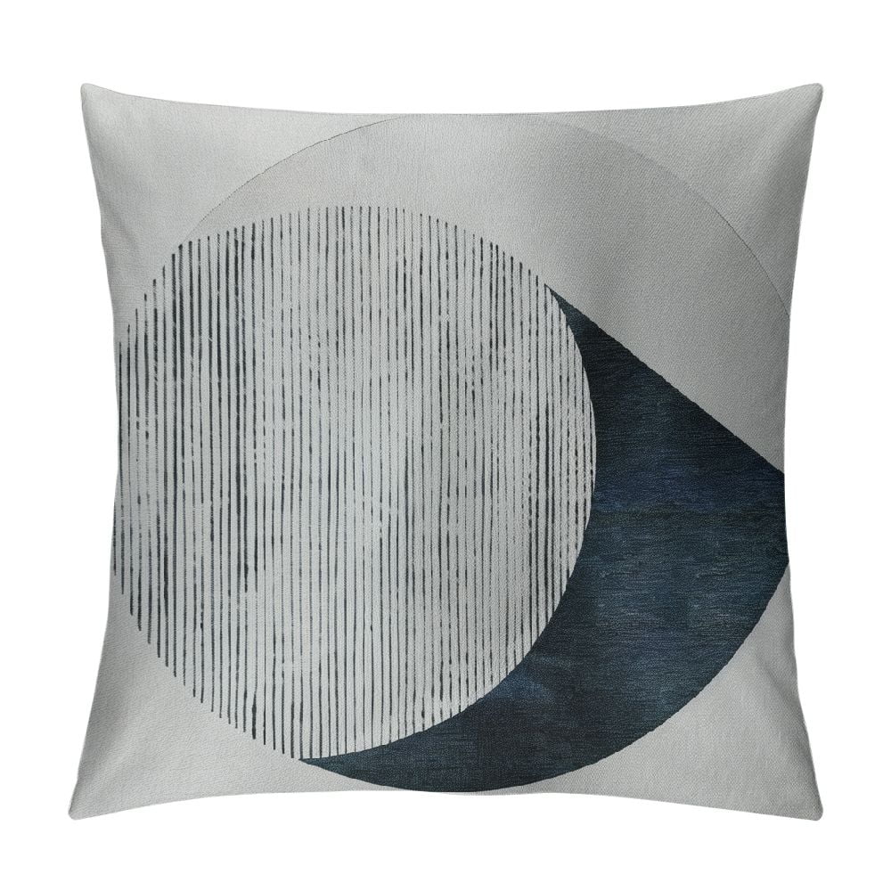 HENGT Blue Boho Pillow Covers, Navy Blue Boho Geometric Shapes ...