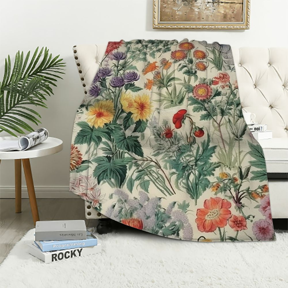 HENGT Herbs Flowers Encyclopedia Weeds Meadows Plants Vintage Flannel ...