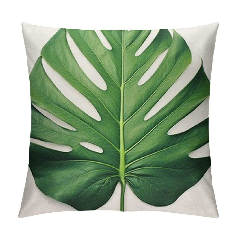 HENGT Palm Leaves Decorative Throw Pillow Cover Case Tropical Palm ...