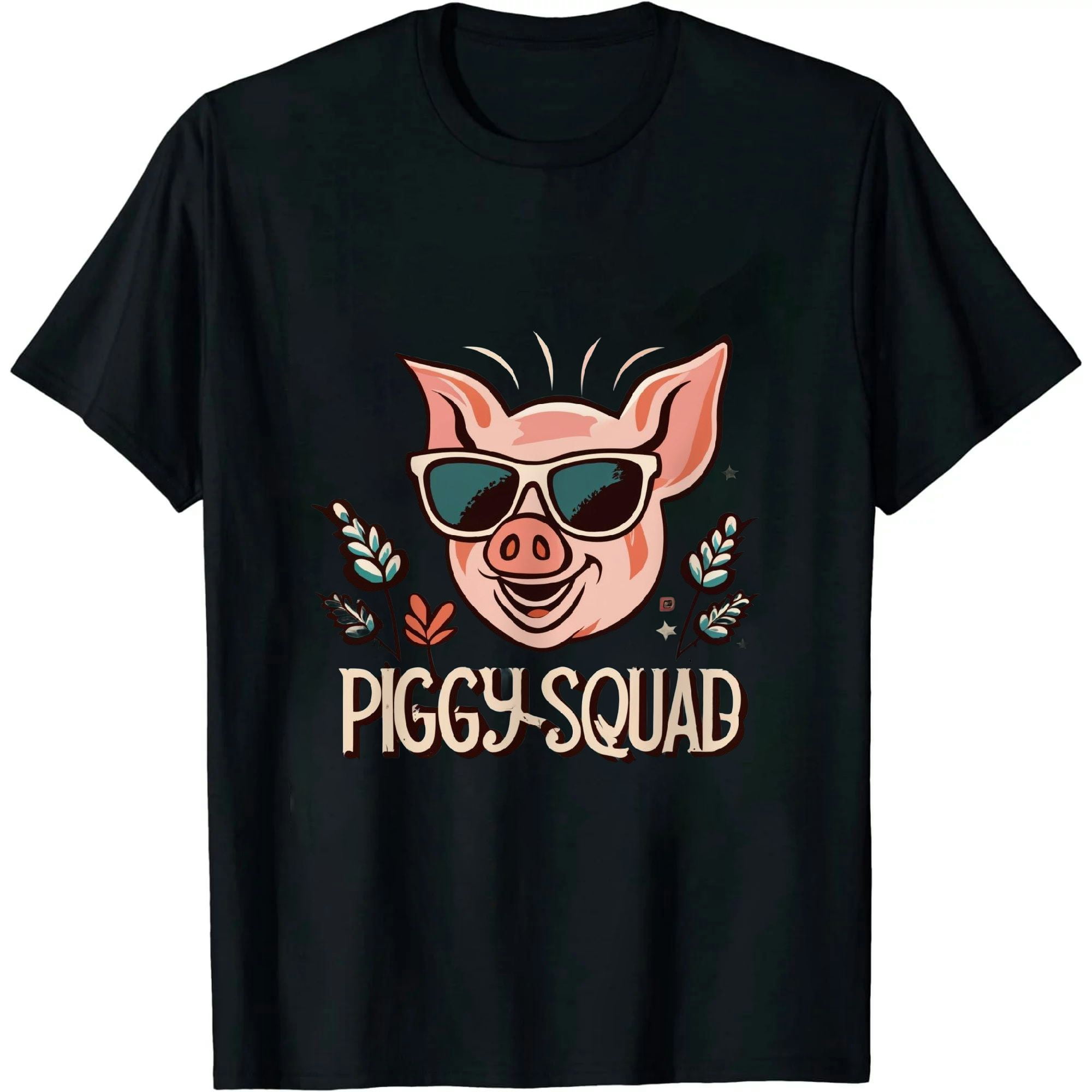 HENGT Piggy Squad T-shirt, Funny Pig Shirt for Boys T-Shirt - Walmart.com