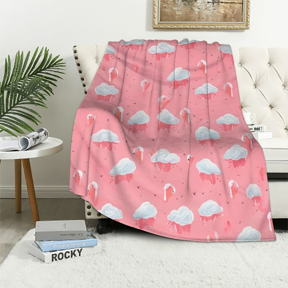 HENGT Pink Flamingo Blanket Flamingo Gifts for Women Girls Cute ...
